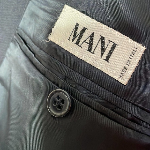 Mani | Suits & Blazers | Mani 4 Mens Dark Navy Regular Fit Long Sleeve ...